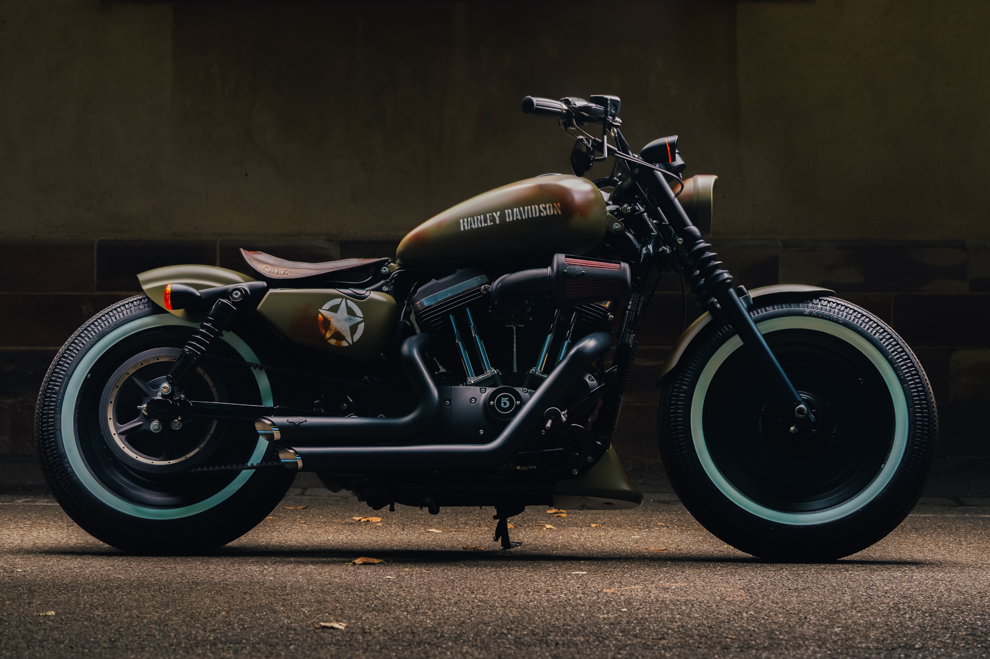 128dB • Machines - Wild Kustom Motorcycles - Army Bobber